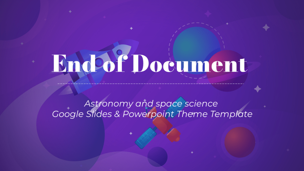 Astronomy & Space Science Presentation