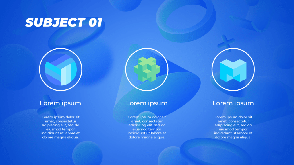 3D Abstract Design Presentation