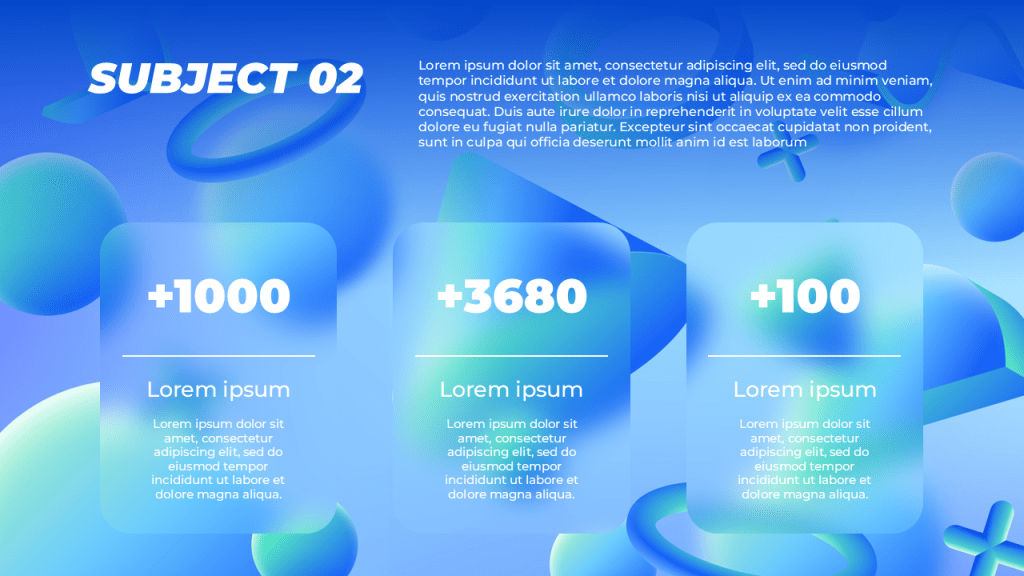 3D Abstract Design Presentation