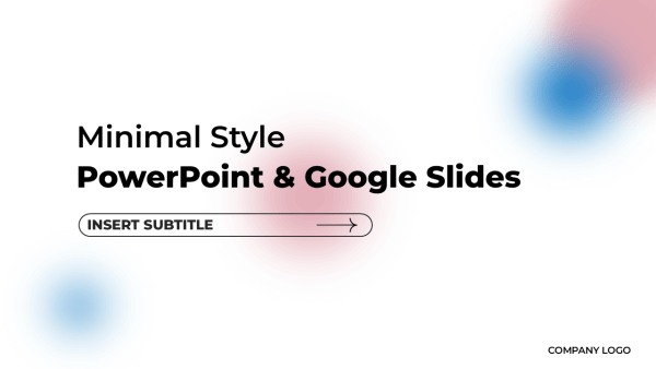 Minimal Gradient Presentation Template Free For Powerpoint Google