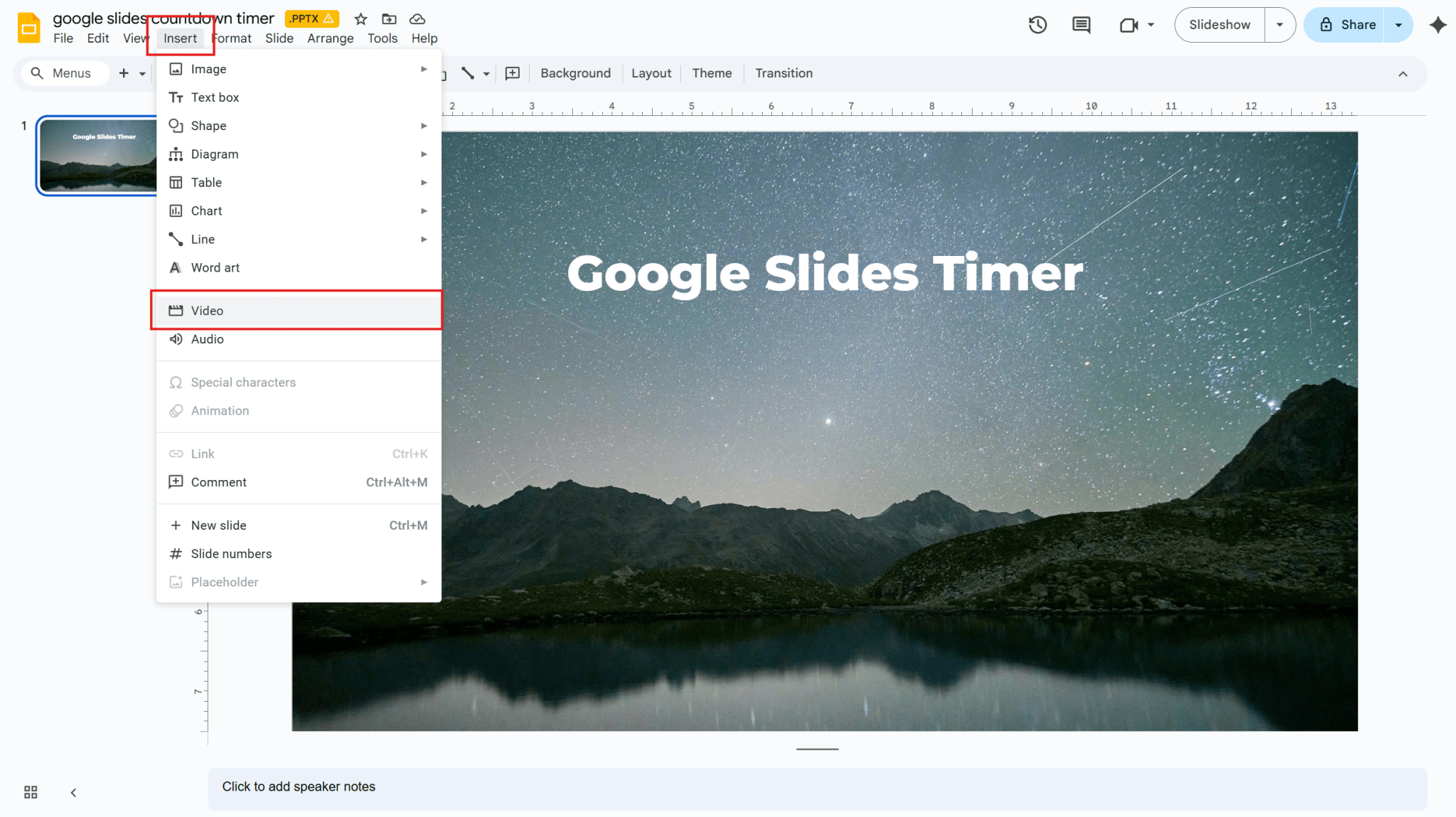 How to Insert a Google Slides Countdown Timer (with Bonus Present)