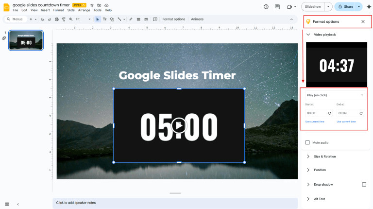 How to Insert a Google Slides Countdown Timer (with Bonus Present)