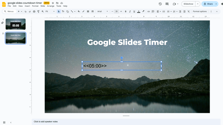 How to Insert a Google Slides Countdown Timer (with Bonus Present)