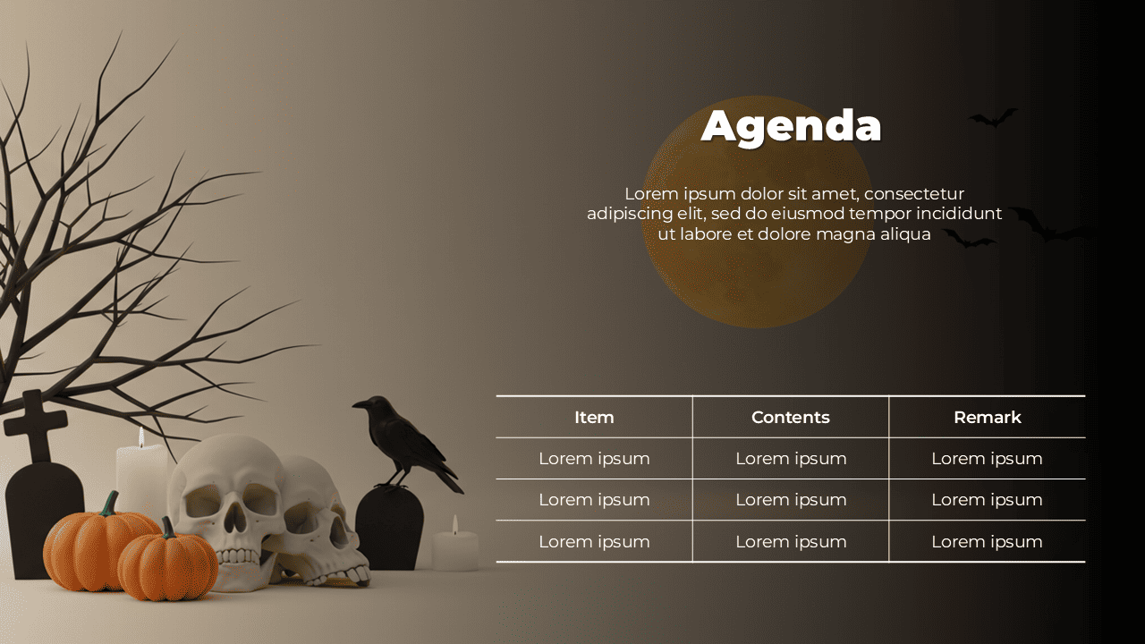 Modern Halloween PowerPoint Template – Free Minimal Google Slides Theme